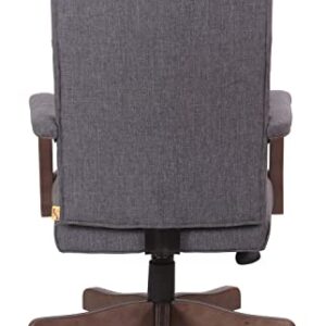 Boss Office Products Executive Commercial Swivel Chair, Slate Grey