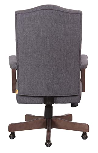 Boss Office Products Executive Commercial Swivel Chair, Slate Grey