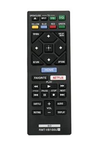 new rmt-vb100u replaced blu-ray player remote fit for sony player bdp-bx150 bdp-bx350 bdp-bx550 bdp-bx650 bdp-s1500 bdp-s2500 bdp-s2900 bdp-s3500 bdp-s4500 bdp-s5500 bdp-s6500 bdp-s3700 bdp-bx370