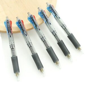 m&g extra fine & micro point click retractable roller ball pens,0.7mm,4-color gel ballpoint pen