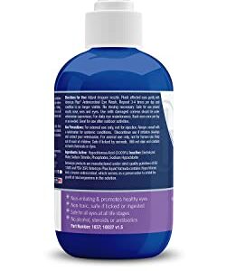 Vetericyn Plus Dog and Cat Eye Wash | Eye Drops for Dogs and Cats to Flush and Soothe Eye Irritations, Dog Tear Stain Cleaner, Safe for All Animals. 3 ounces