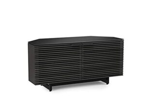 bdi corridor 8175 corner media cabinet, charcoal