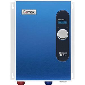 eemax eem24018 electric tankless water heater, blue