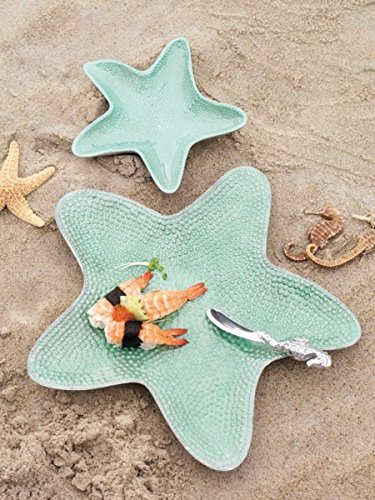 Mariposa Aqua Starfish Dip Dish