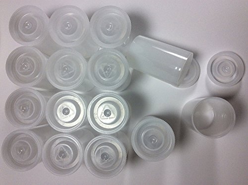 CTKcom 35MM Film Canisters(24 pack)- Tight Sealing Lids on All Canisters for Travel or Small Storage and Geocaching, 24 pack(Clear)