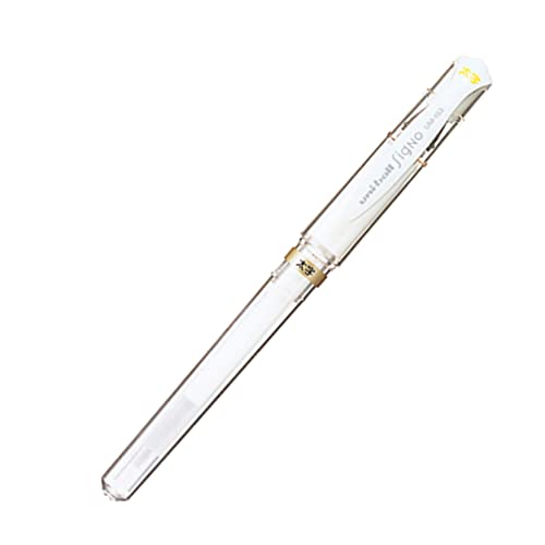 Uni-Ball Signo UM-153 Broad Point Gel Impact Pen, 1.0mm, White/Gold/Silver, 3 pens each/Total 9 pens (Japan Import)