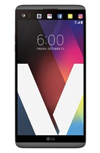 lg v20 vs995 (64gb) verizon wireless 5.7" ips lcd android smartphone w/ dual rear cameras & removable battery- titan (us warranty)