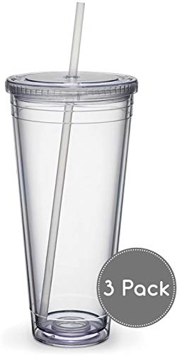 Maars® Insulated Travel Tumblers 32 oz. | Double Wall Acrylic | 3 Pack