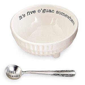 mud pie circa guacamole and salsa serving dish sets (five o'guac)