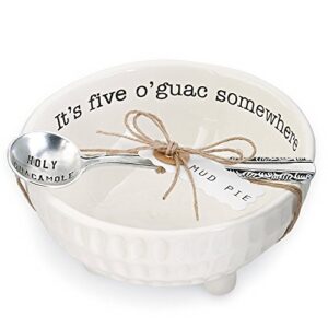 Mud Pie Circa Guacamole and Salsa Serving Dish Sets (Five O'Guac)