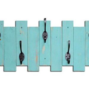 Sydney Wall Hook Rack, 20 Paint Colors - Wood Wall Art, Coat Rack Wall Mount, Coat Hooks, Rustic Coat Hooks, Wall Coat Hooks, Leash Hook, Hat Hook