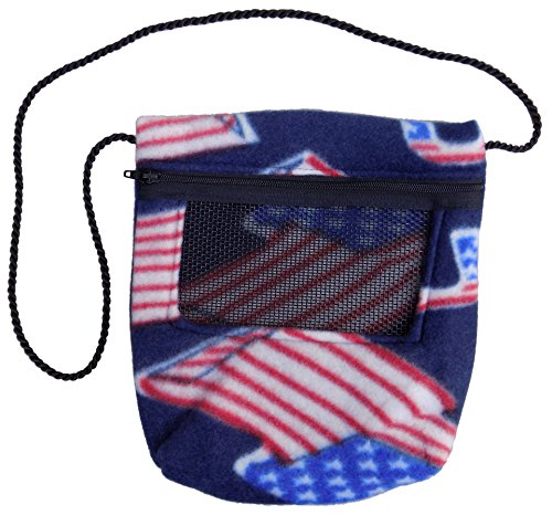 Bonding Carry Pouch (American Flag) for Sugar Gliders and Small Pets