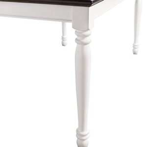 Crosley Furniture Shelby Dining Table, Expandable, Distressed White