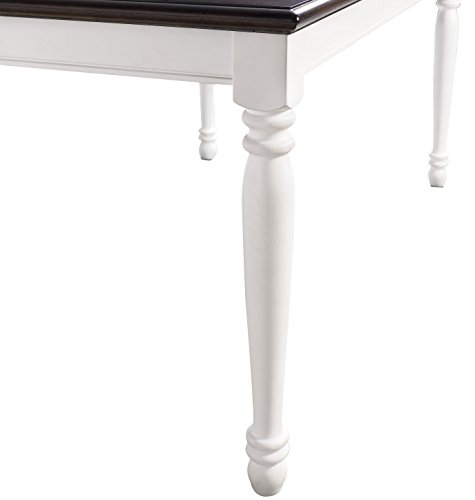 Crosley Furniture Shelby Dining Table, Expandable, Distressed White