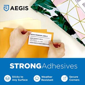 Aegis - Compatible Direct Thermal Labels Replacement for DYMO 30323 (2-1/8" X 4") Shipping & Postage - Use with Labelwriter 450, 450 Turbo, 4XL Printers (12 Rolls)