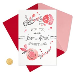 Hallmark Anniversary Card, Valentines Day Card, Love Card for Significant Other (Love at First Everything) (0699VFE7345)