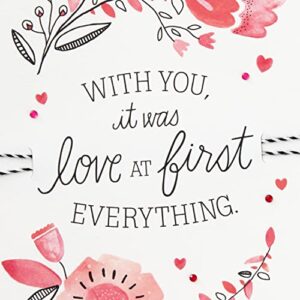 Hallmark Anniversary Card, Valentines Day Card, Love Card for Significant Other (Love at First Everything) (0699VFE7345)