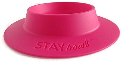 STAYbowl Tip-Proof Bowl for Guinea Pigs and Other Small Pets - Fuchsia (Pink) - Large 3/4 Cup Size New