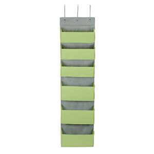 household essentials 2167-1 over-the- over-the-door organizer, green