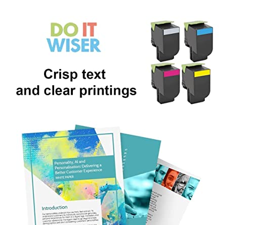 Do it Wiser Compatible Printer Toner Cartridge Replacement for Lexmark 701HM 70C1HM0 - CS310n CS310dn CS410n CS410dn CS510de CS510dte (High Yield, Magenta)