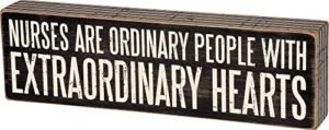 primitives by kathy 31138 nurses are extraordinary box sign