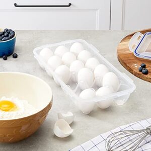 LocknLock Egg Storer with 18 Holes, 32 x 17.5 x 32 cm, Clear