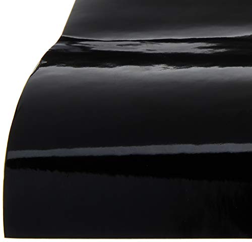 ORACAL 651 Permanent Adhesive Black Gloss Vinyl (12 Inches x 6 Feet)