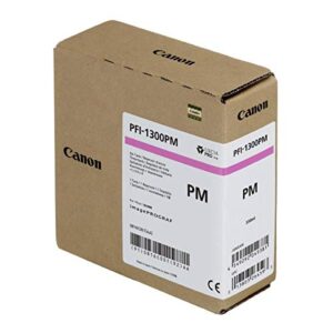 Canon PFI-1300 330ml Pigment Ink Tank for imagePROGRAF Large Format Printers - Includes Matte/Photo Black, Cyan, Magenta, Yellow, Photo Cyan, Photo Magenta, Gray, Photo Gray, Red, Blue, Chroma Opt