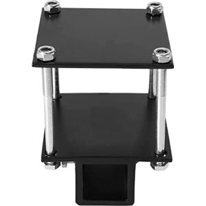 ECOTRIC 2" Bumper Hitch Reciver Bumper Adaptor RV Square Bumper for Bike Cargo Carrier Hitch Receiver Adapter