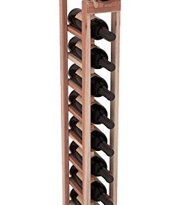 Wine Racks America® InstaCellar Display Top Wine Rack Kit - Durable and Expandable Wine Storage System, Redwood Unstained - Holds 10 Bottles