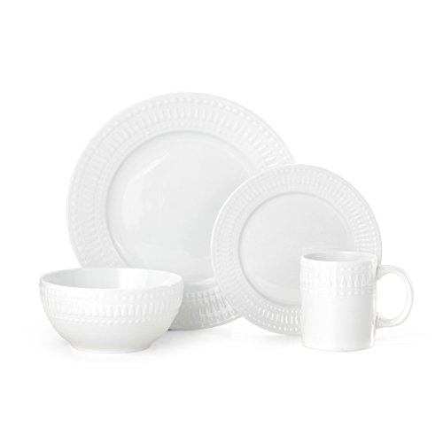 Pfaltzgraff Cassandra 16-Piece Porcelain Dinnerware Set, Service For 4