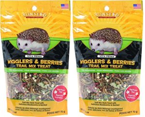 sunseed company-vita prima hedgehog treat-wigglers & berries 5 ounce