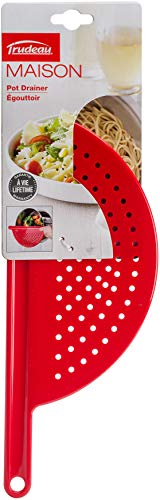 Trudeau Maison Pot Drainer 12", Red