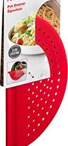 Trudeau Maison Pot Drainer 12", Red