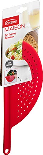 Trudeau Maison Pot Drainer 12", Red