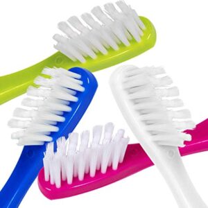 PRO-SYS® Adult Tapered Soft Toothbrush (Colorful 4-Pack) - ADA Accepted, Made with Soft Dupont™ bristles