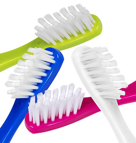 PRO-SYS® Adult Tapered Soft Toothbrush (Colorful 4-Pack) - ADA Accepted, Made with Soft Dupont™ bristles