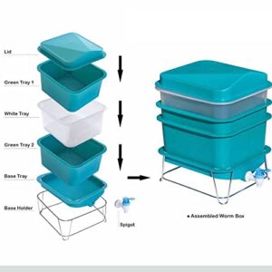 4-Tray Worm Compost Kit