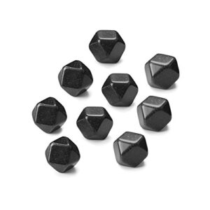 outset chillware whiskey stones, granite, set of 9