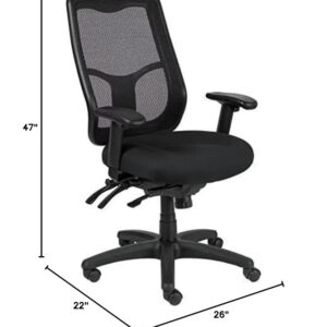 Eurotech Seating Apollo High Multifunction Chair, Black