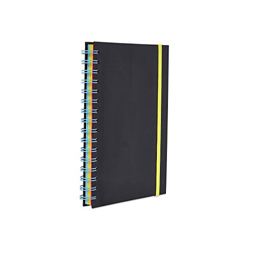 Astrobrights Twin Wire Journal, 6.5” x 8.5”, Multi-Color Ruled Pages, 180 Pages(99728)