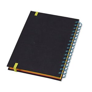 Astrobrights Twin Wire Journal, 6.5” x 8.5”, Multi-Color Ruled Pages, 180 Pages(99728)