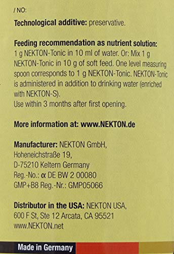 Nekton Tonic-F for Fruit-Eating Birds 100gm (3.5oz)