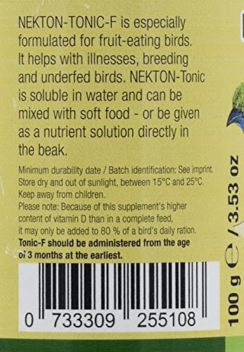 Nekton Tonic-F for Fruit-Eating Birds 100gm (3.5oz)