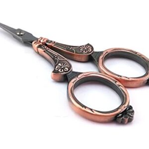 yueton Vintage European Style Needlework Embroidery Scissors (Copper)