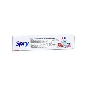 Spry Xylitol Toothpaste, Fluoride-Free, Natural Spearmint, Anti-Plaque and Tartar Control, 5 oz (2 Pack)