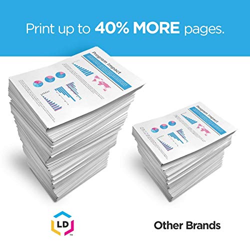 LD Products Remanufactured Ink Cartridge Replacements for 65XL N9K04AN HP 65xl Black Ink Cartridge High Yield for HP Deskjet 2652, 3722, 3730, 3732, Envy 500 Series 5010, 5020, 5032, 5052 (Black)