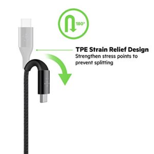 Belkin MIXIT DuraTek Kevlar USB-C (USB Type C) to USB-C Cable, 4 Feet (Silver)