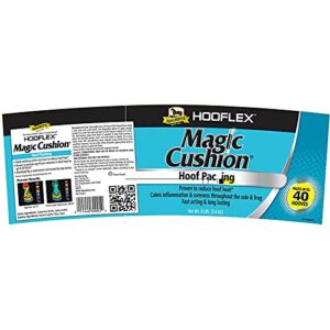 Absorbine Hooflex Magic Cushion, Veterinary Formulated Fast-Acting Relief, Reduce Hoof Heat for up to 24 Hours, 8 lb Tub