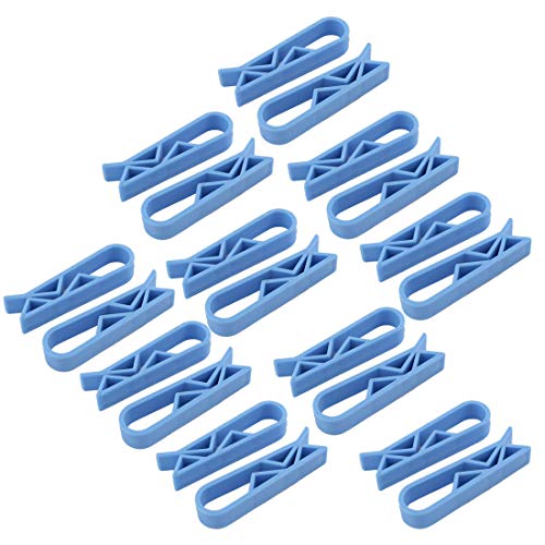 uxcell Kitchen Washroom Garbage Can Waste Bin Trash Bag Non-Slip Clip Clamp Holder 20pcs